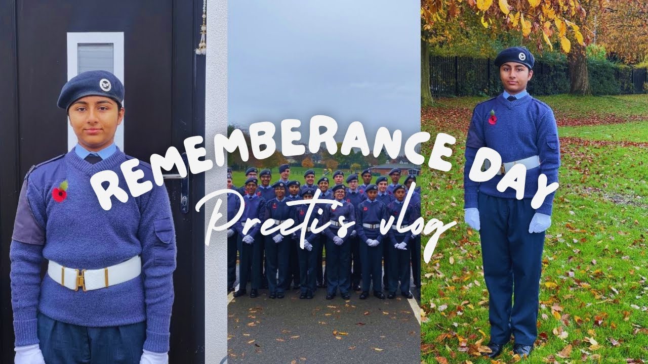 MY FIRST EVER REMEMBRANCE DAY PARADE AS AN AIR CADET | 12TH NOVEMBER 2023 | Adventure with ...