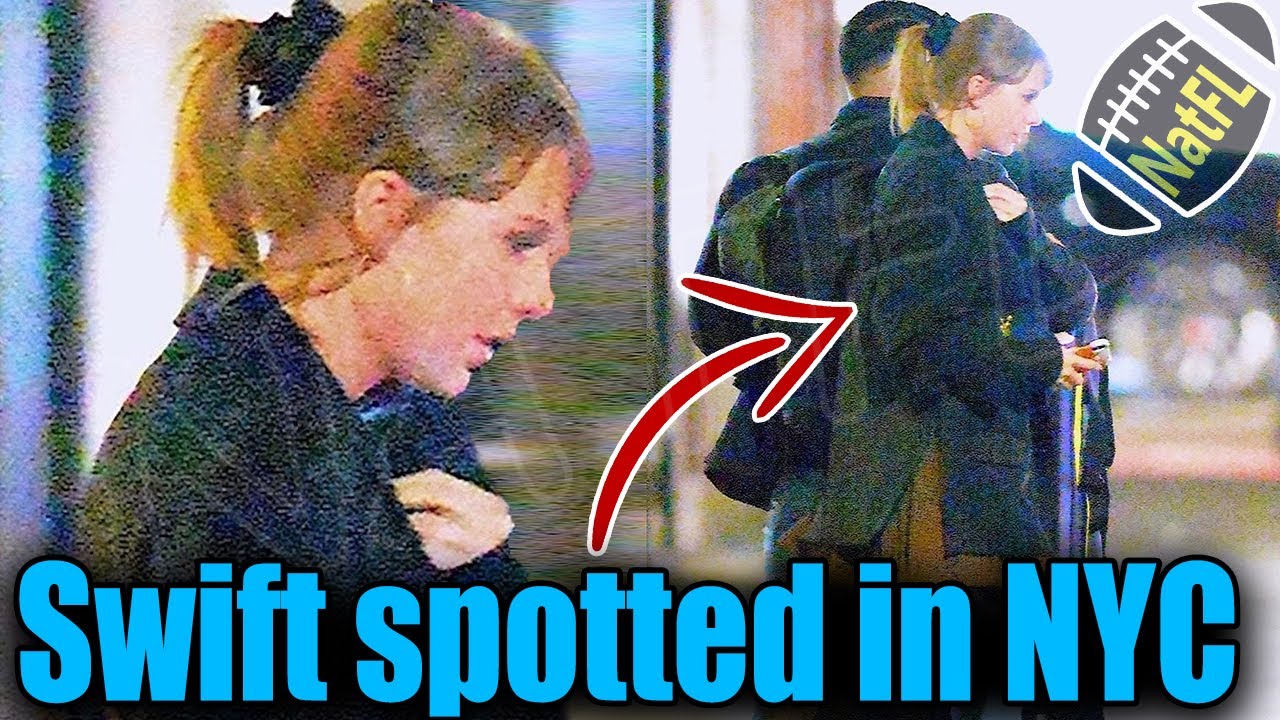 Taylor Swift 'SPOTTED' leaving studio in NYC after a long day of recording - YouTube