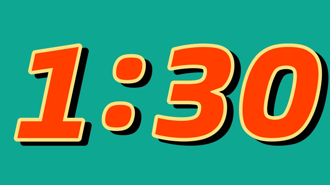 1 Minute and 30 Second Timer - YouTube