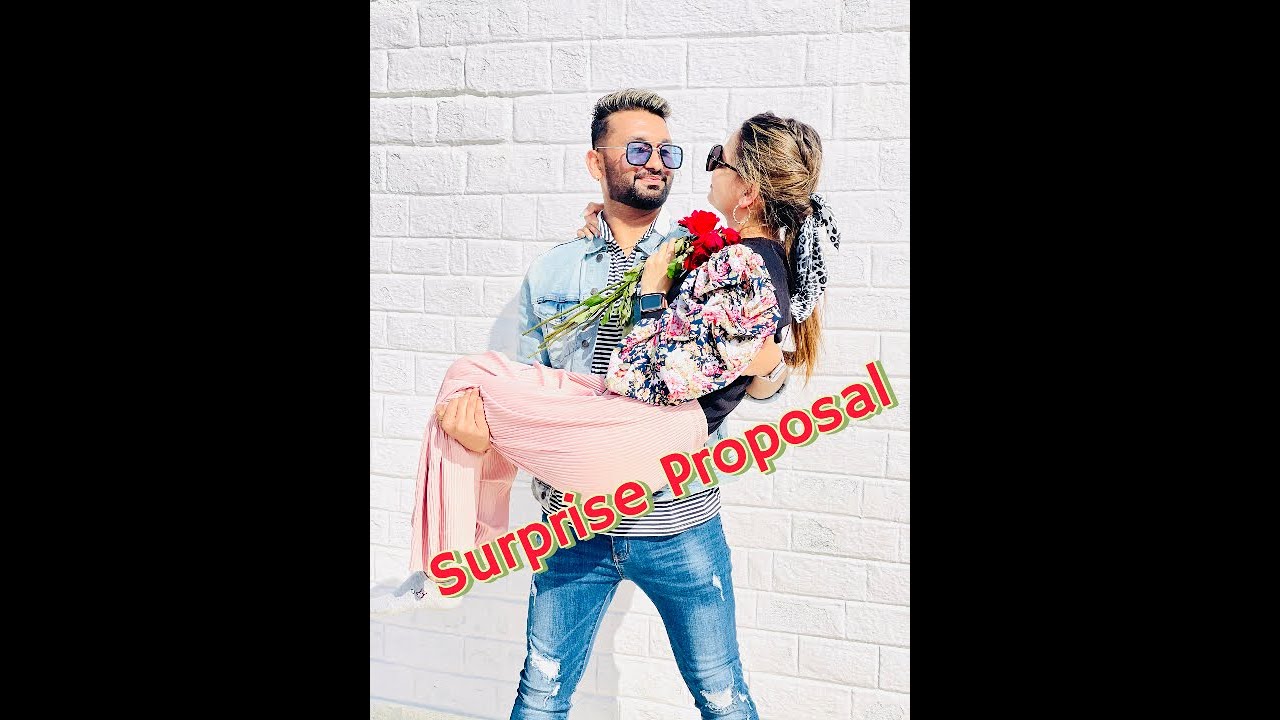 Surprise Marriage Proposal. - YouTube