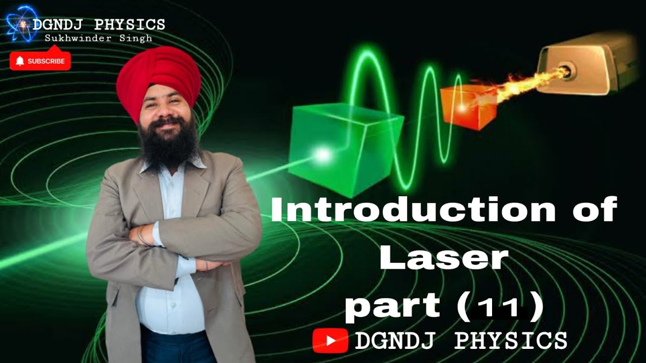 Introduction of Laser by Sukhwinder Singh (Part-11) | Light & Laser | # ...