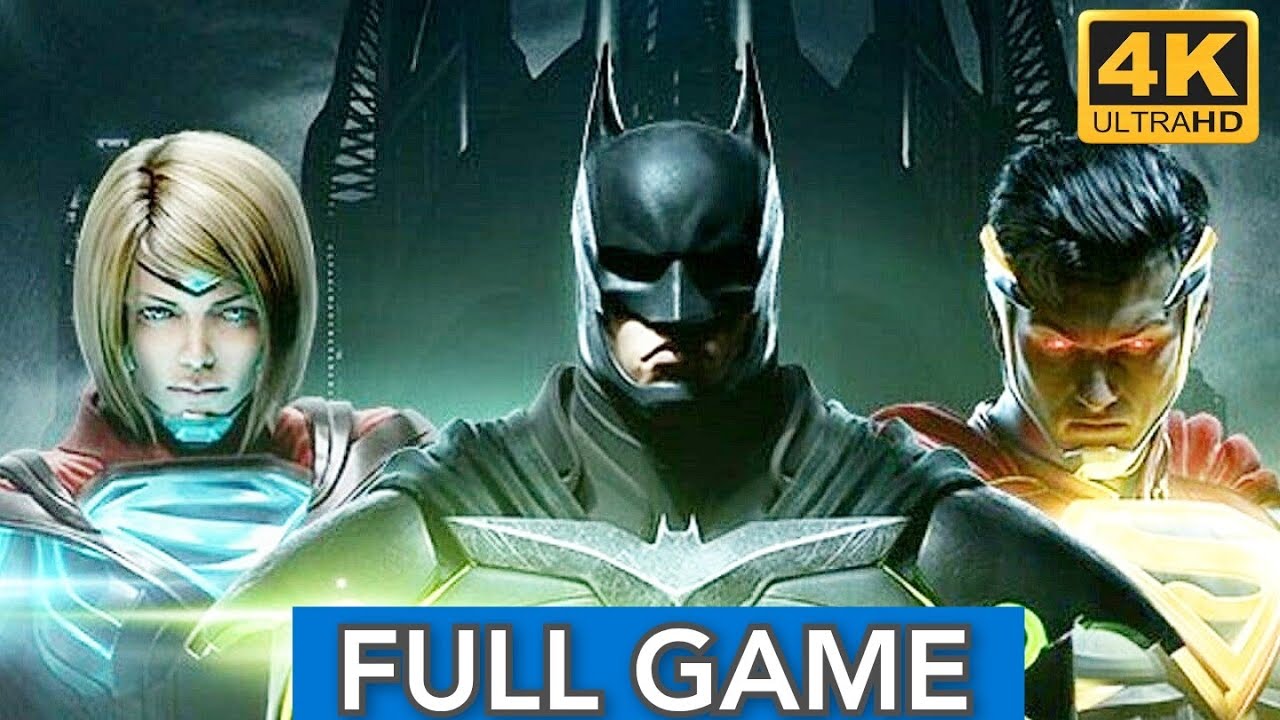 INJUSTICE 2 FULL GAMEPLAY (JUSTICE LEAGUE) Game Movie [4K 60FPS] - YouTube