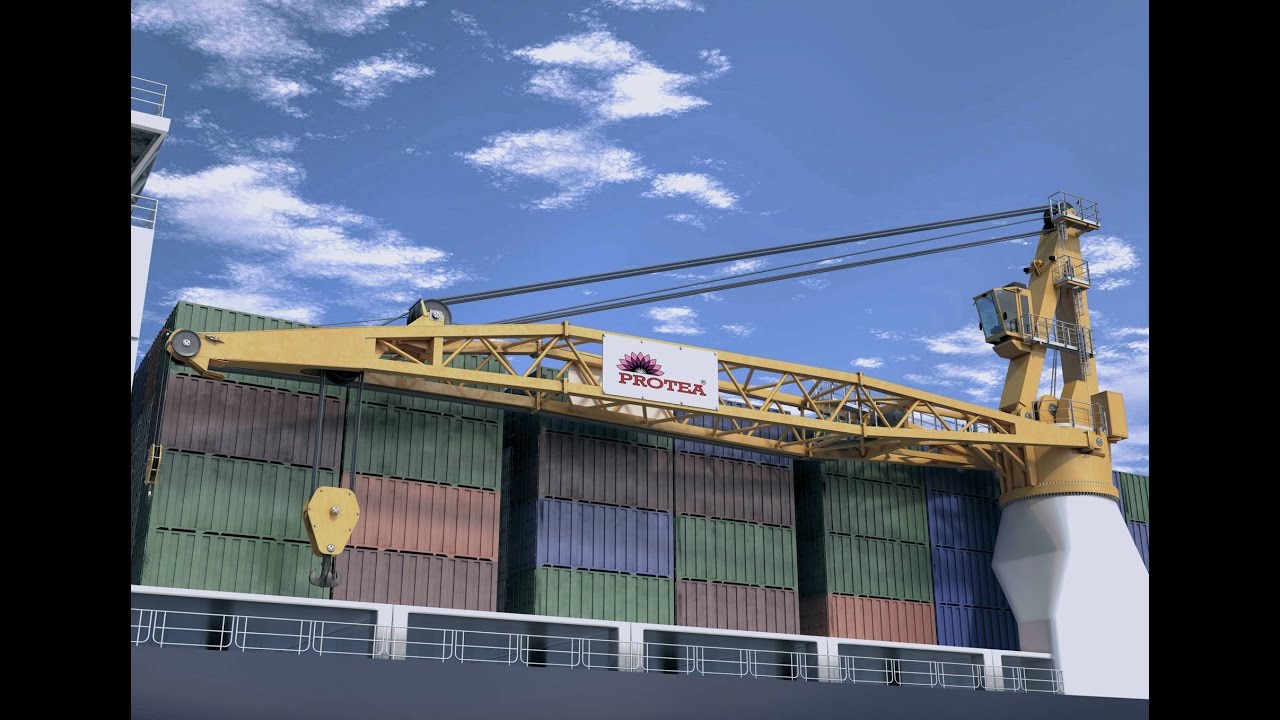 Marine Cargo Cranes 450t - YouTube