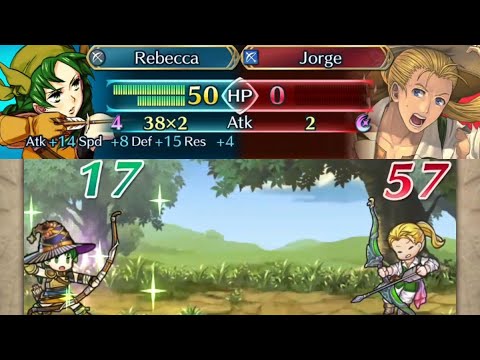 [FEH] Rebecca Turn-1 Solo vs Jorge Infernal [GHB] - YouTube