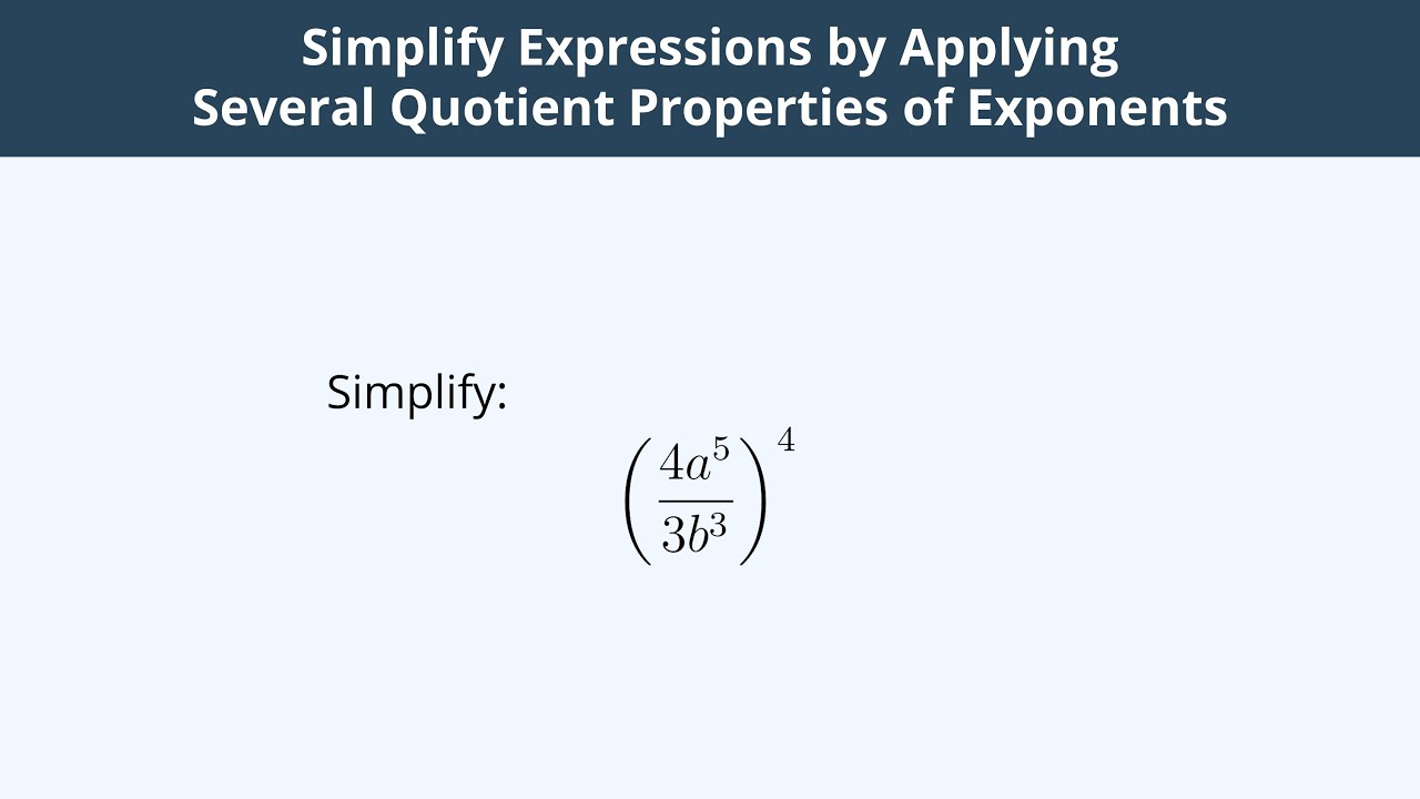 Simplify Expressions by Applying Several Properties - 2 - YouTube