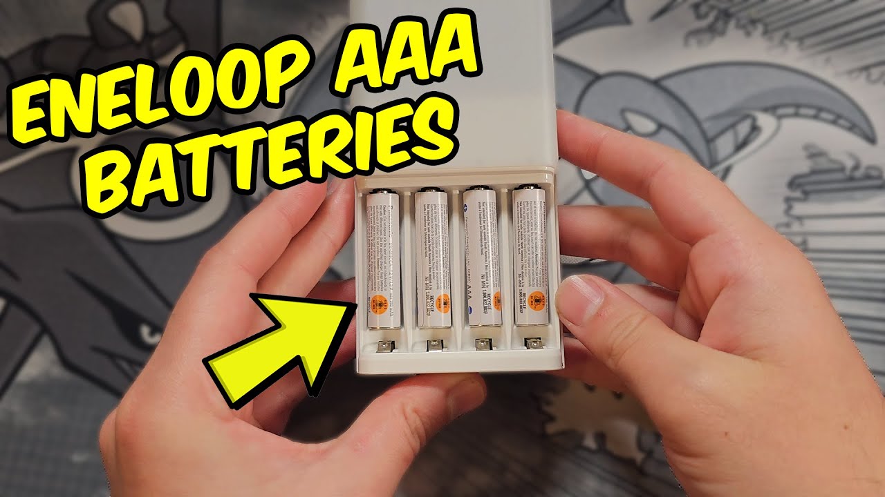 How to Correctly Place Eneloop AAA Batteries in Charger - YouTube