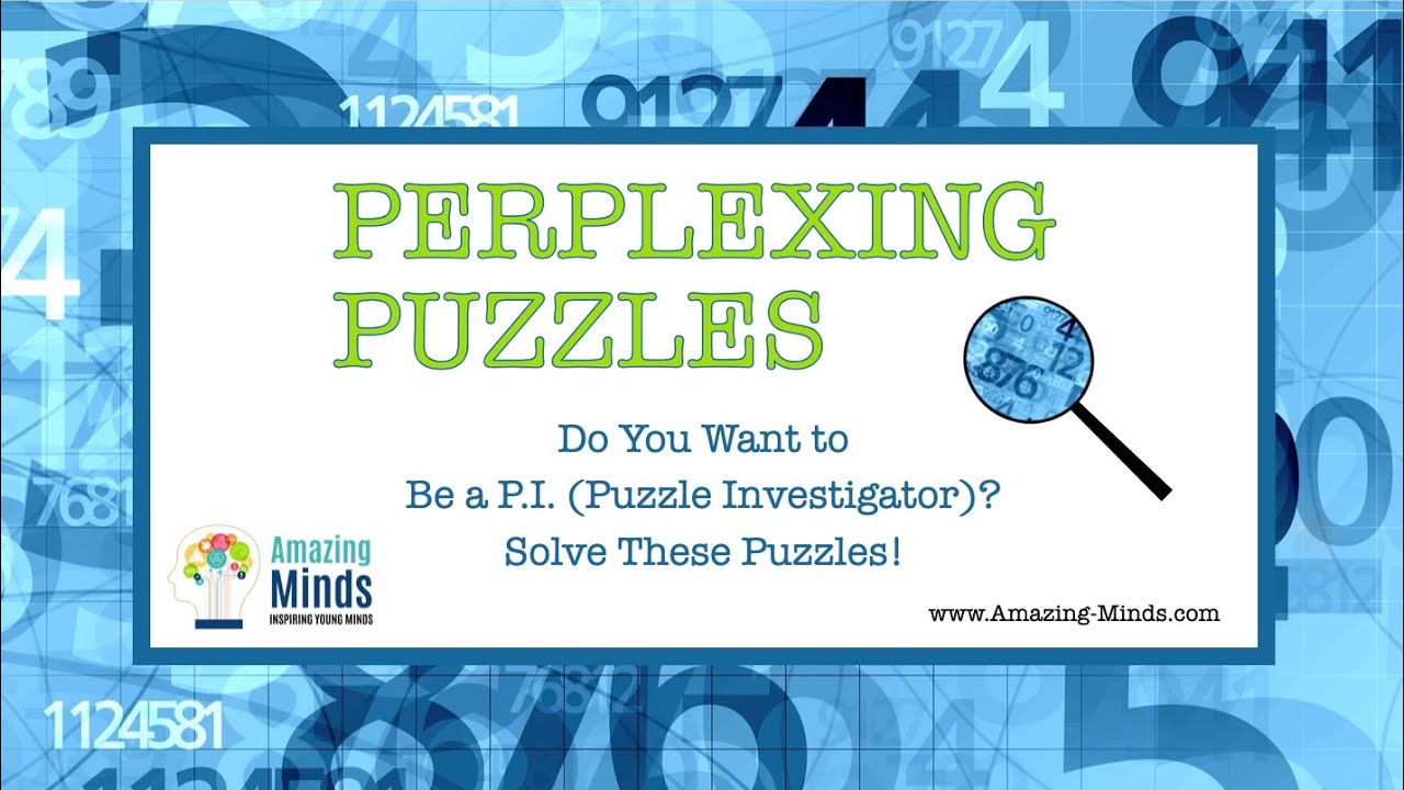 Perplexing Puzzles 001 - YouTube