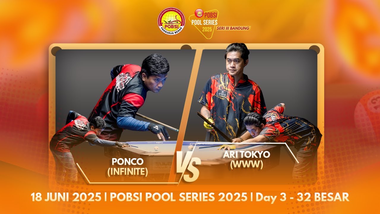 FULL MATCH POBSI POOL SERIES 2025 | SERI III 32 BESAR Ponco - Infinite ...