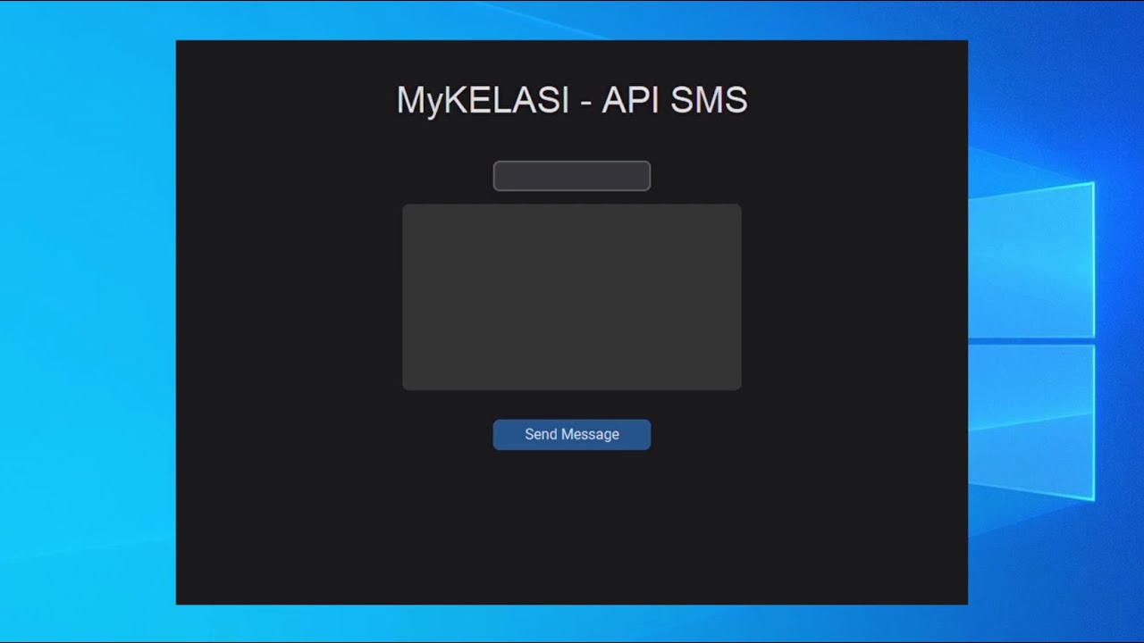 Créer une application d'envoi de SMS avec Python et Custom Tkinter - YouTube