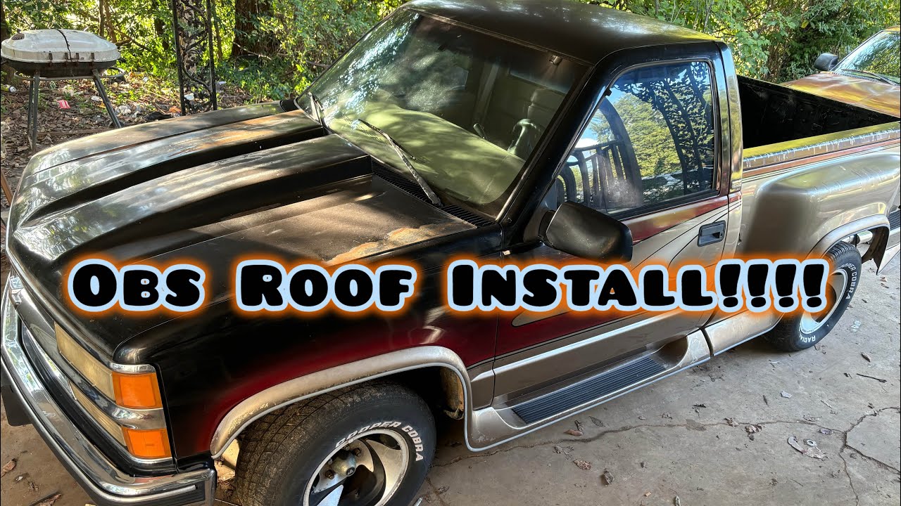 1997 Obs Truck Sunroof Install!!! - YouTube