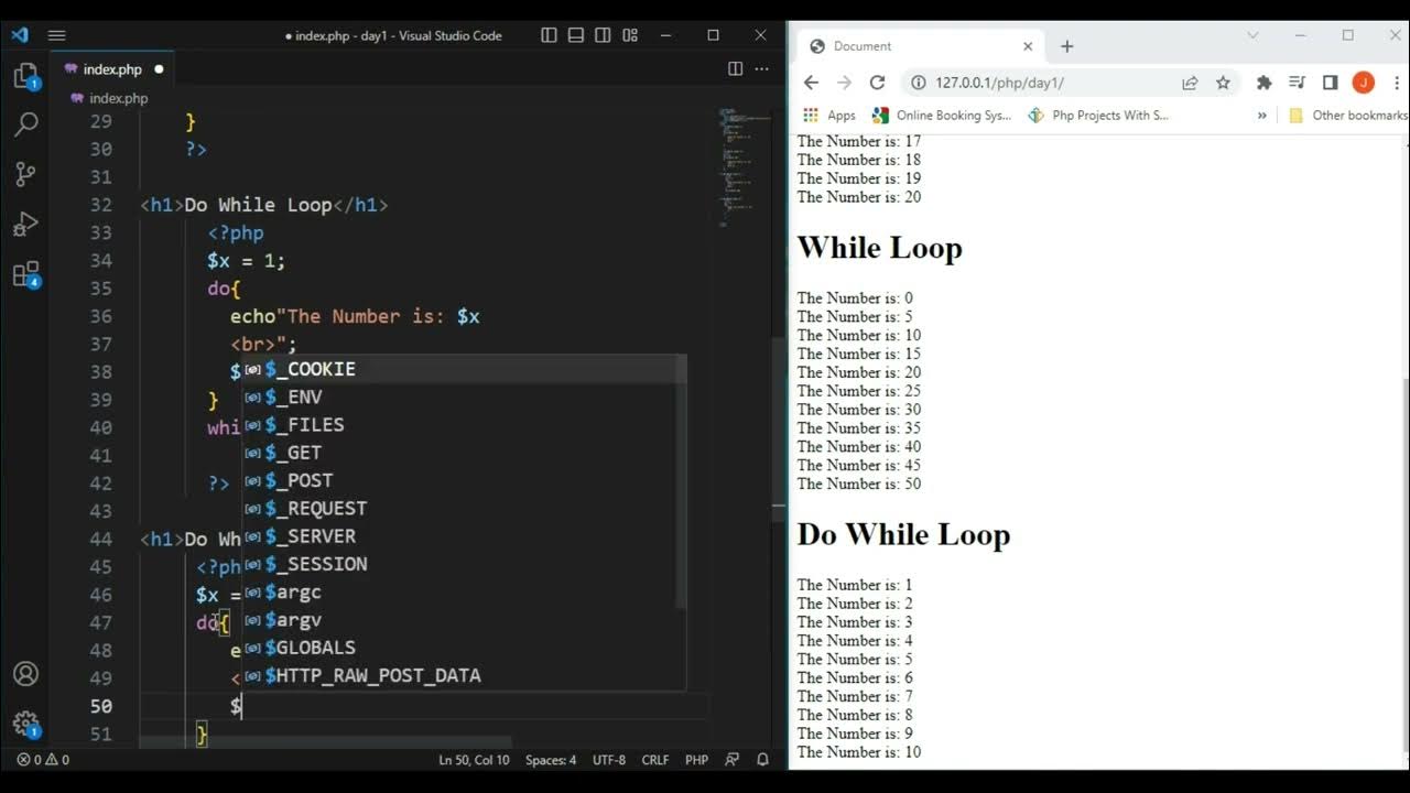 Web Development Tutorial - Lecture-28 | PHP Looping Statement | PHP - YouTube
