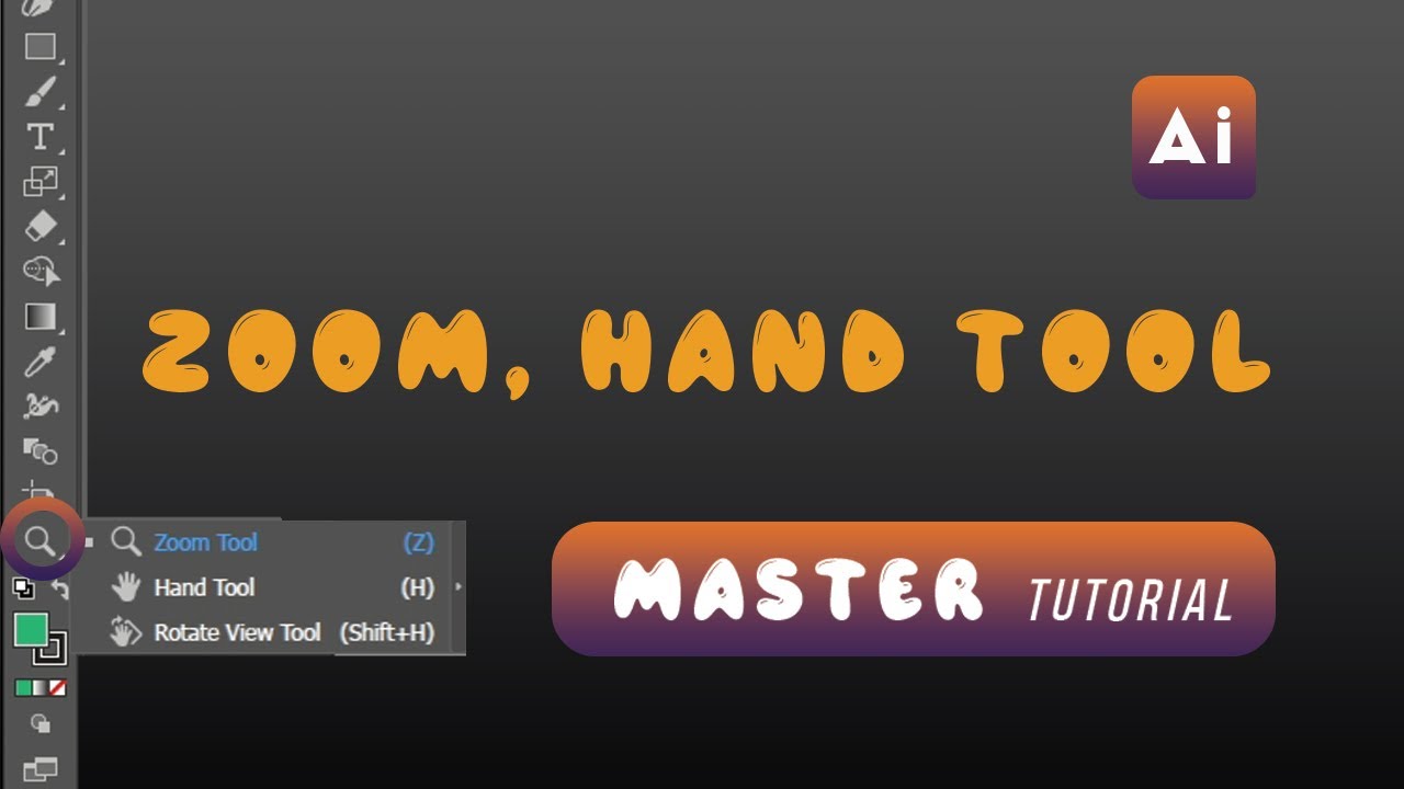 Tutorial | How To Use Zoom, Hand, and Rotate View Tool With Adobe ...