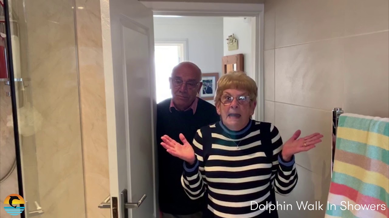 Testimonial for installation of dolphin walk in shower. - YouTube