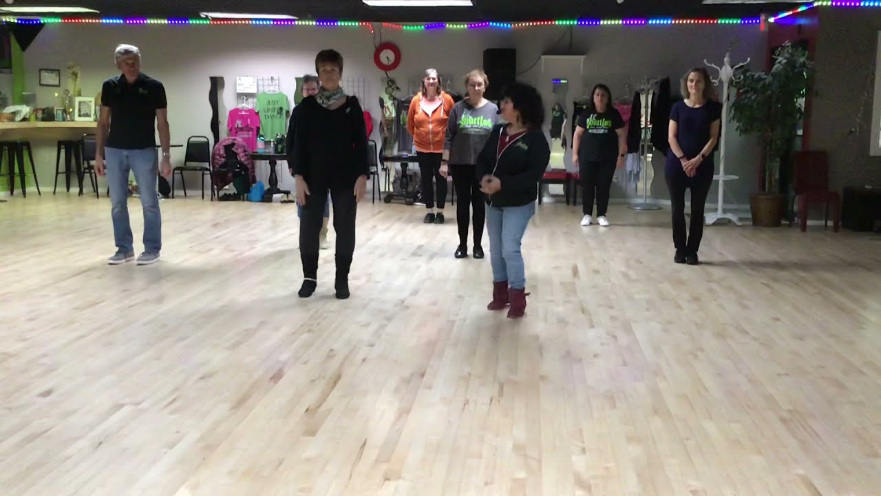 SLOW DOWN SUMMER line dance by Lynne Martino and Jill Weiss...demo ...