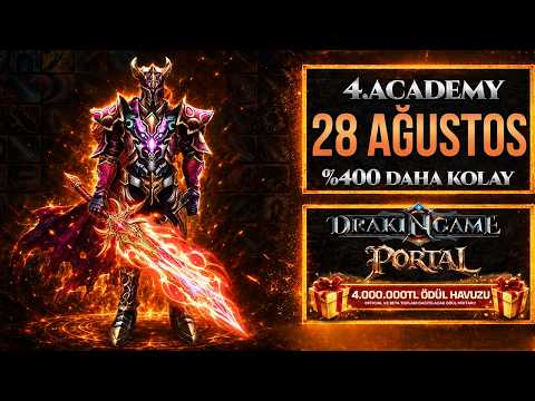 #DrakinGame Portal  4.Academy Açıldı !!  | Full Pus Kodu : WELL-COME-4ACA-DEMY-KING | +15.000 OYUNCU