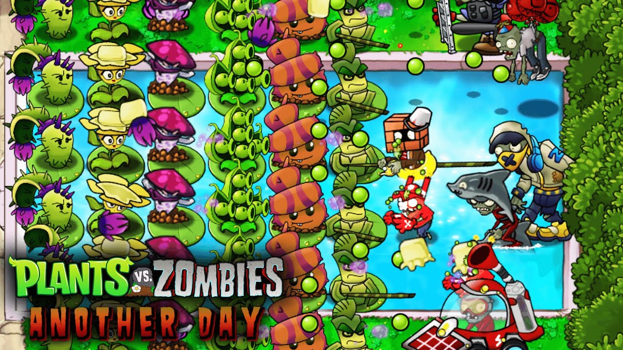 Plants vs Zombies Another Day v1.0 (Part 2) | Dusk Lobber, Parkour ...