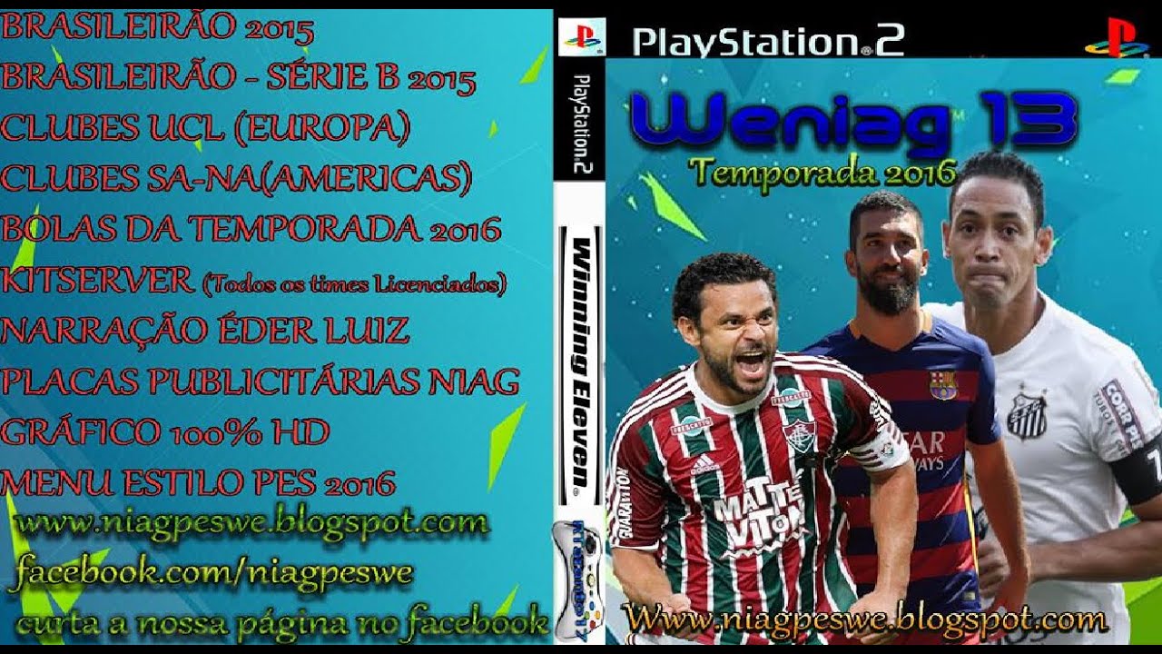 WE10 Patch Weniag 13 - PS2 - YouTube