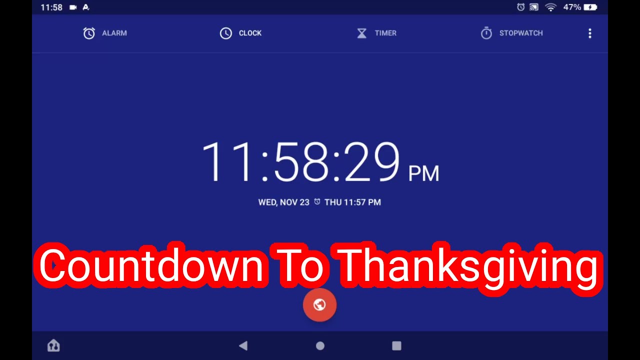 Countdown To Thanksgiving (read the description) - YouTube