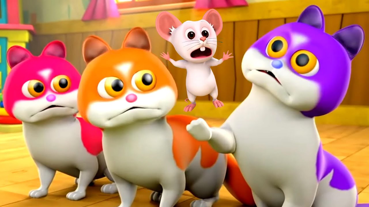 Three Little Kittens + More Cartoon Videos & Children Rhymes - YouTube