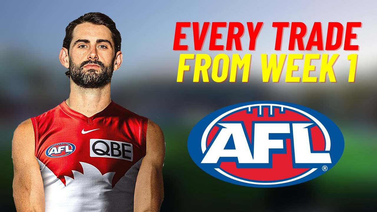 Every Trade from Week 1 of the 2023 AFL Trade Period - YouTube
