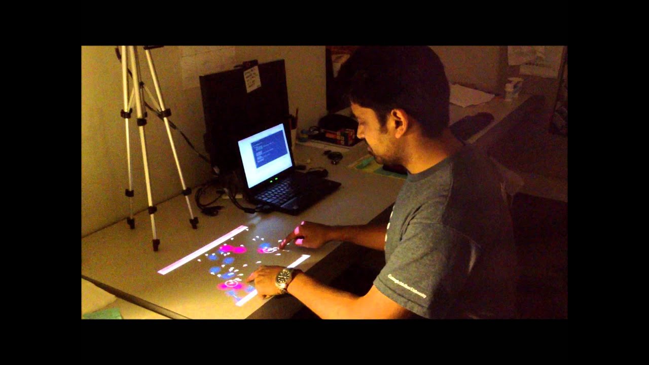 Table Touch - Interactive Projections using Depth Sensors - YouTube