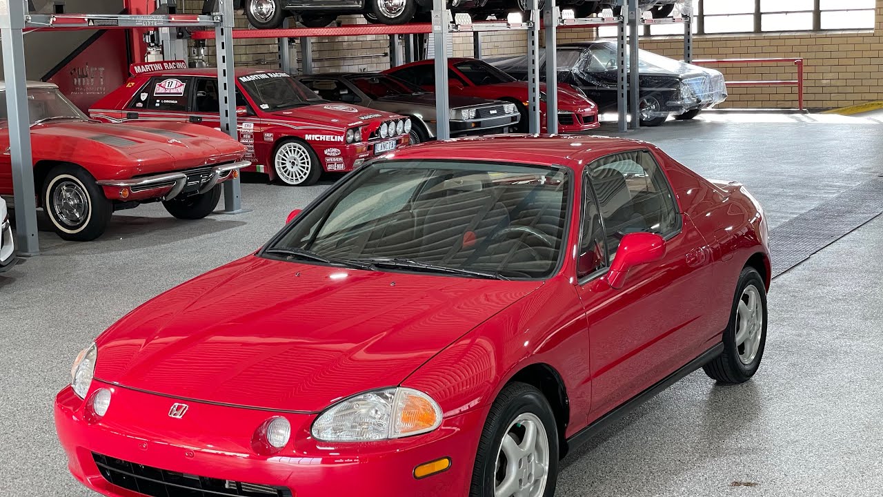 1995 Honda Civic Del Sol Si 5 sp for sale - YouTube