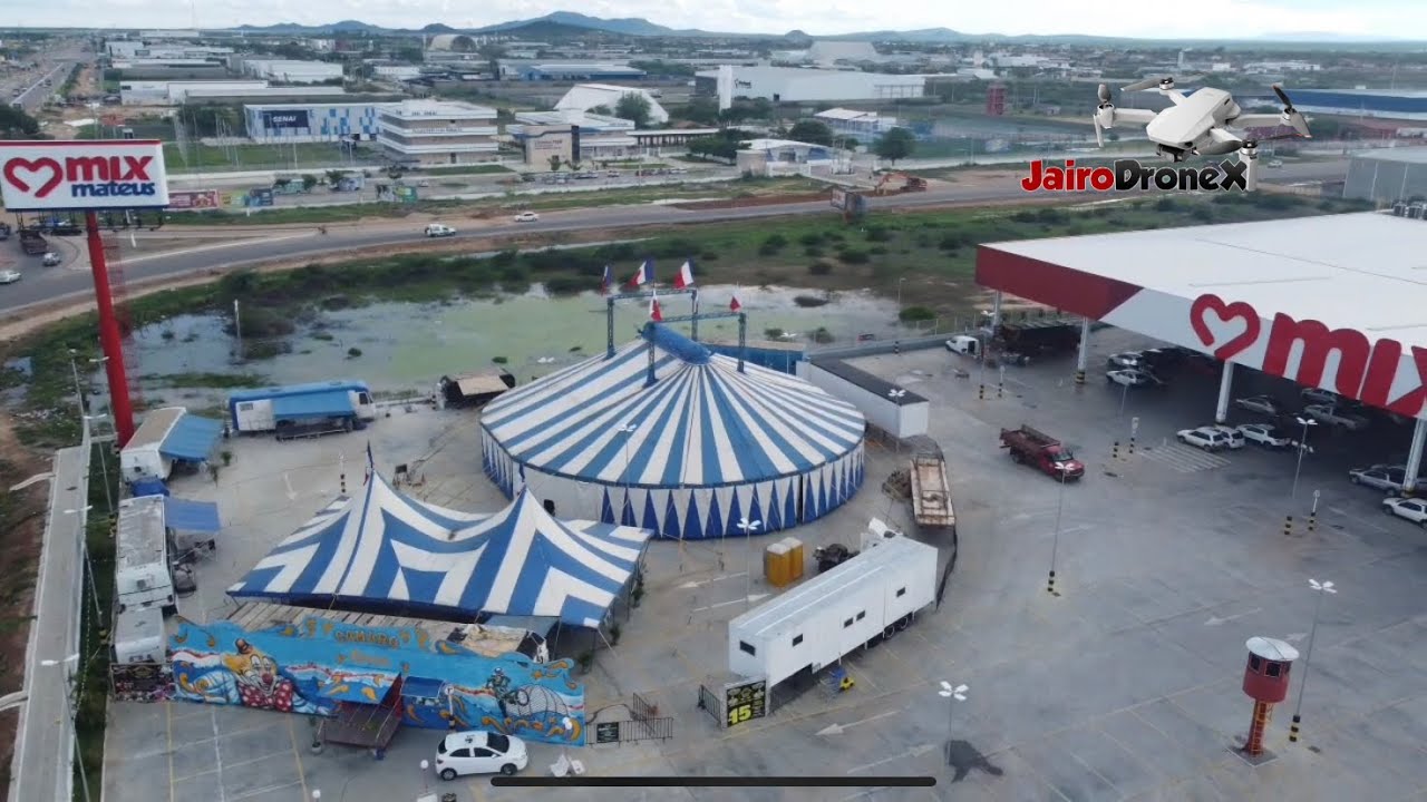 Circo no Mix Mateus em Juazeiro | Ceasa Mercado do Produtor (drone ...