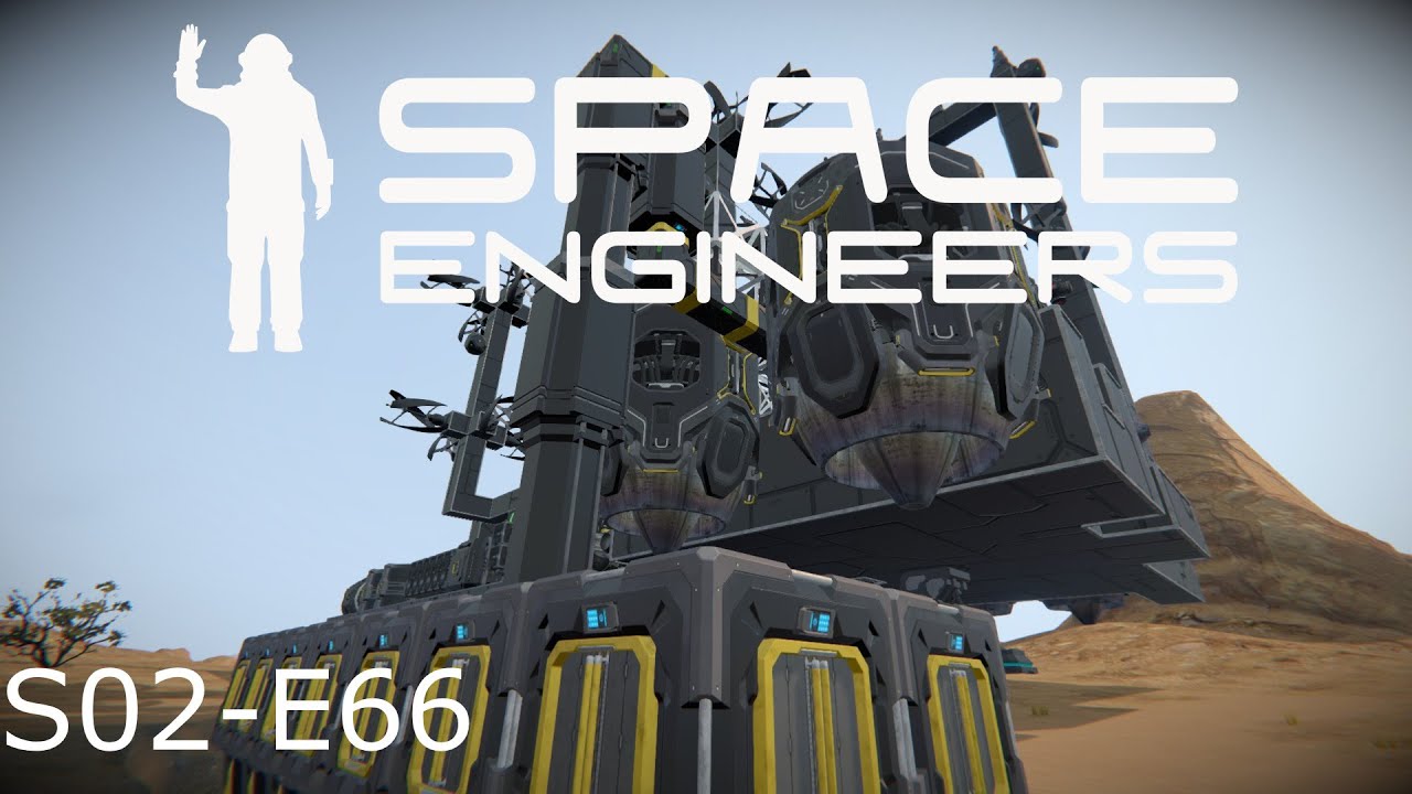 Space Engineers S02 E66, Drilling Rig added to the Gryphon - YouTube