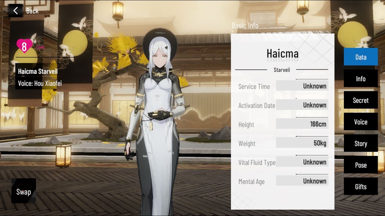 Haicma Starveil - All Voice Lines (JP + CN) + Secrets - Level 8 ...
