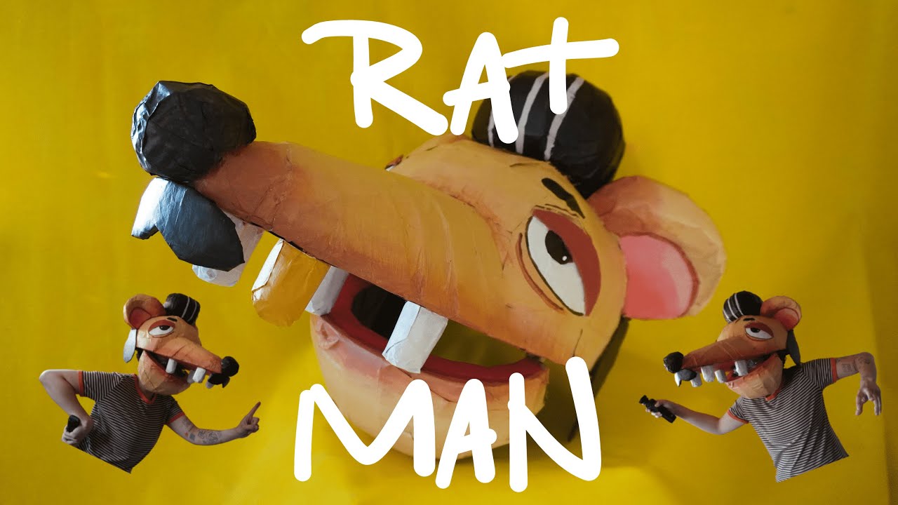 RAT MAN MASK MAKING - YouTube
