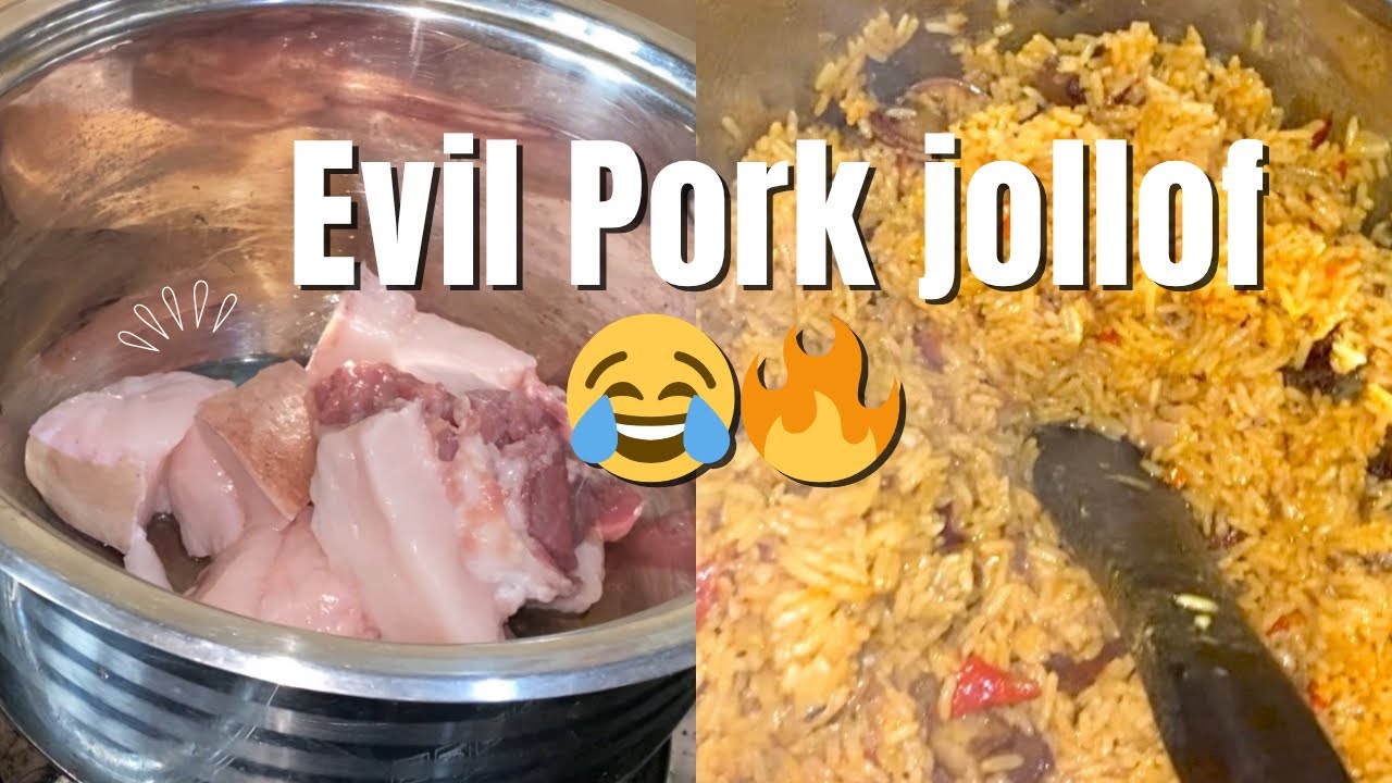 “Cooking Pork Asun Jollof For The First Time… Was It Worth It?” - YouTube