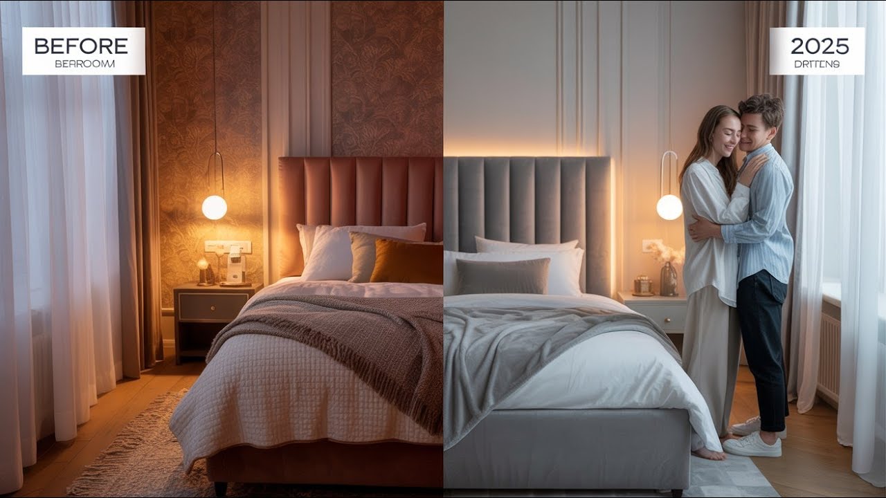Before & After Bedroom Makeovers Using 2025’s Most Stunning Design ...