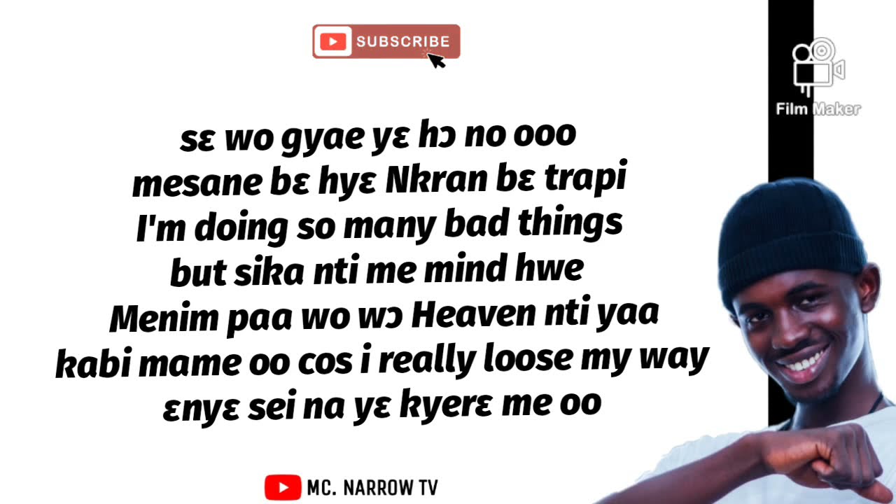 BLACK SHERIF SECOND SERMON (LYRICS VIDEO) - YouTube