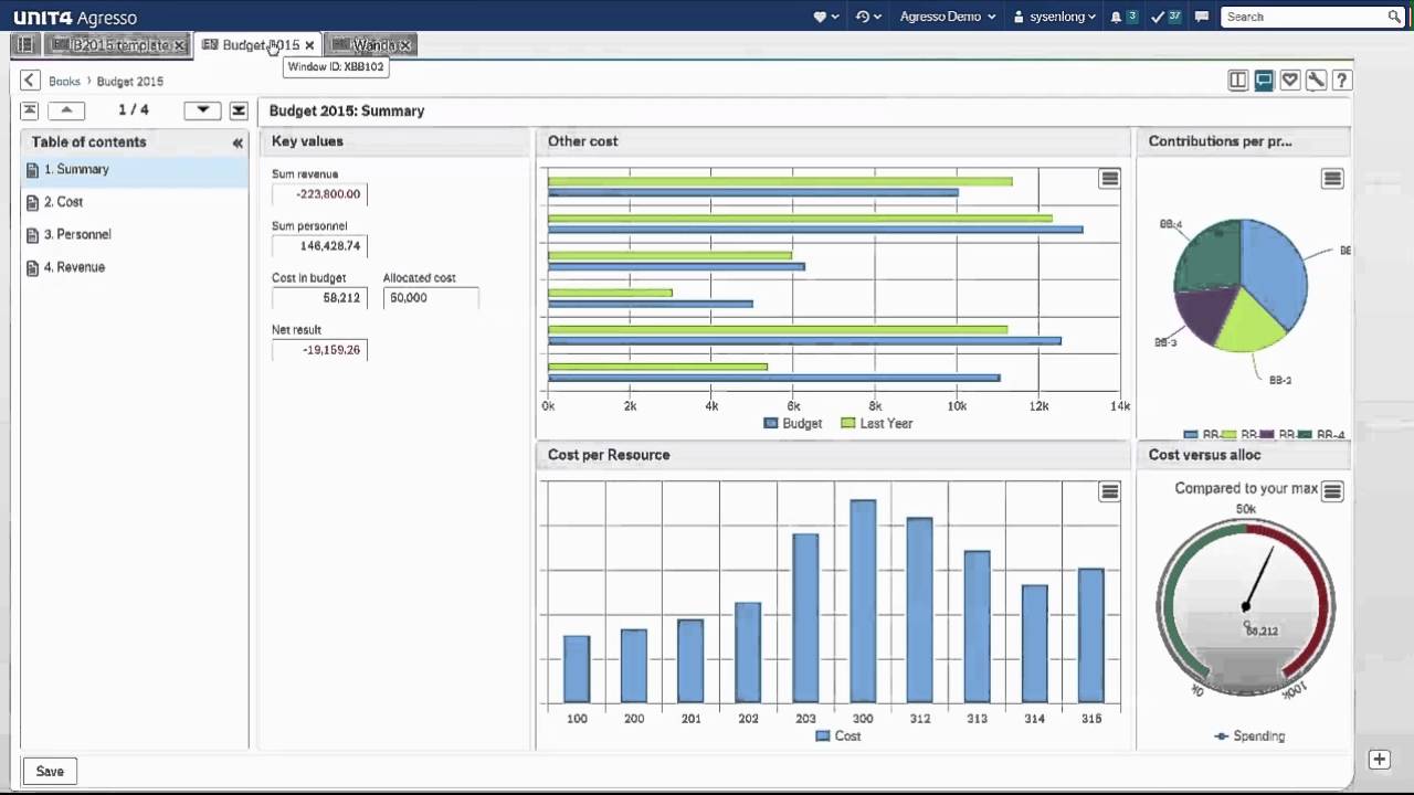 Unit4 Business World (Budget Books): Let templates do the work - YouTube