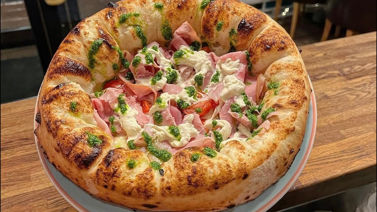 طريقه تحضري افضل عجين للبيتزا بيجا pizza Biga - YouTube