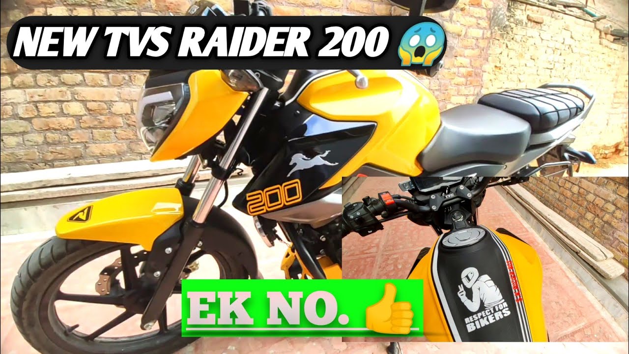 Tvs Raider 200cc 2022 ||the all new custom graphics | Raider 125 - YouTube