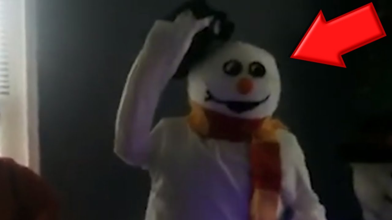 5 Snowman Caught on Camera (Alive Snowman) - YouTube