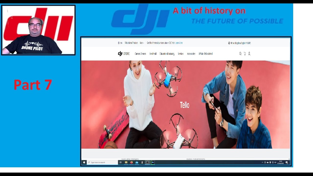 The DJI History bite size part 7 - YouTube