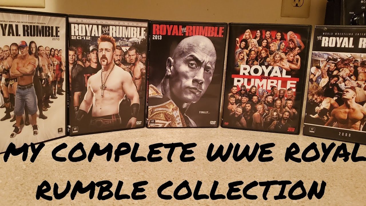 MY COMPLETE WWE ROYAL RUMBLE COLLECTION 1988-2021! - YouTube