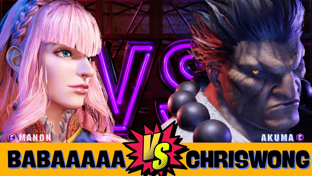 SF6 💥🎮🔥| BABAAAAA (manon) vs CHRIS WONG (akuma) - YouTube