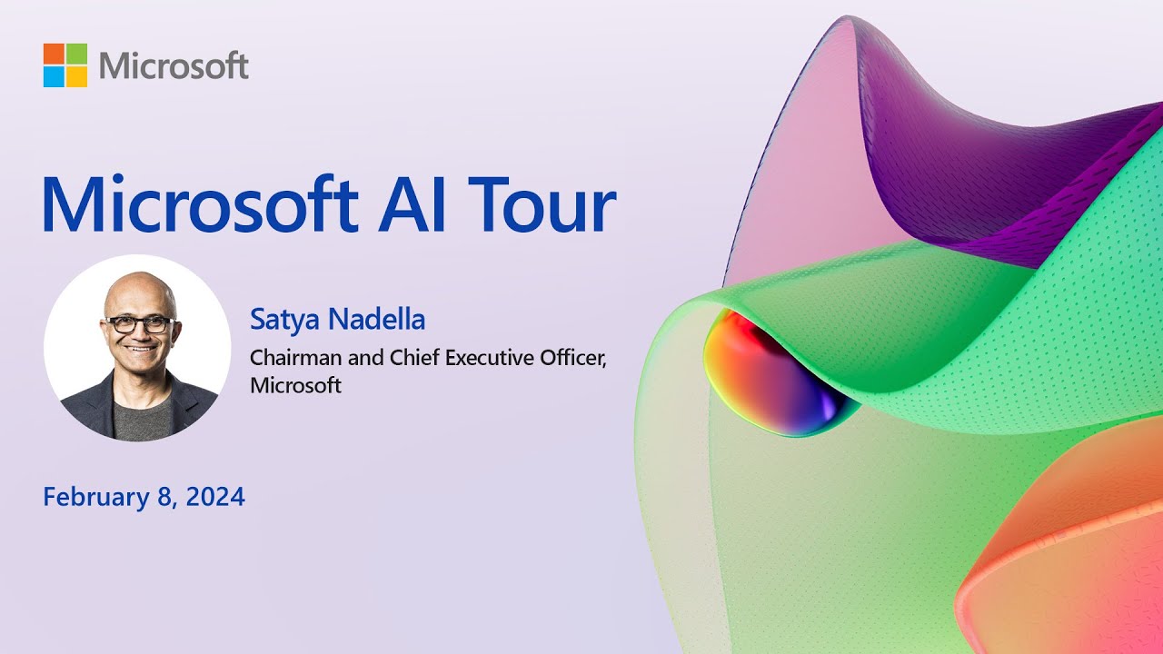 Microsoft Ai Tour Keynote Session By Satya Nadella February 8 2024 Youtube