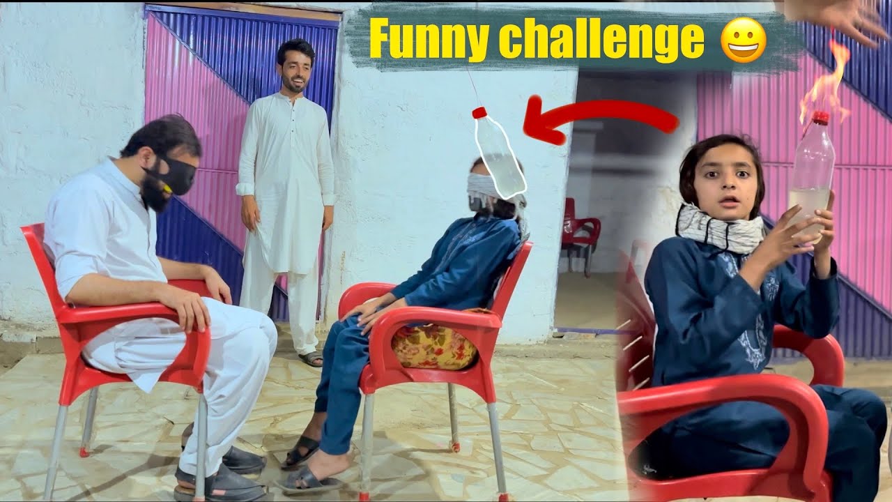 Funny challange | 2000 for winner | Naeem aw Rameez vlog - YouTube