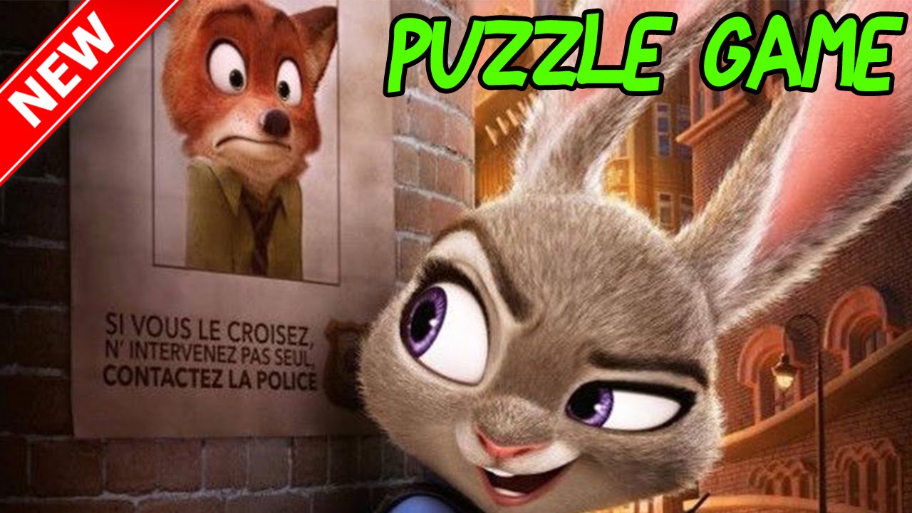 Zootopia Puzzle Game - Disney Cartoon Games - Best Kids Games HD - YouTube