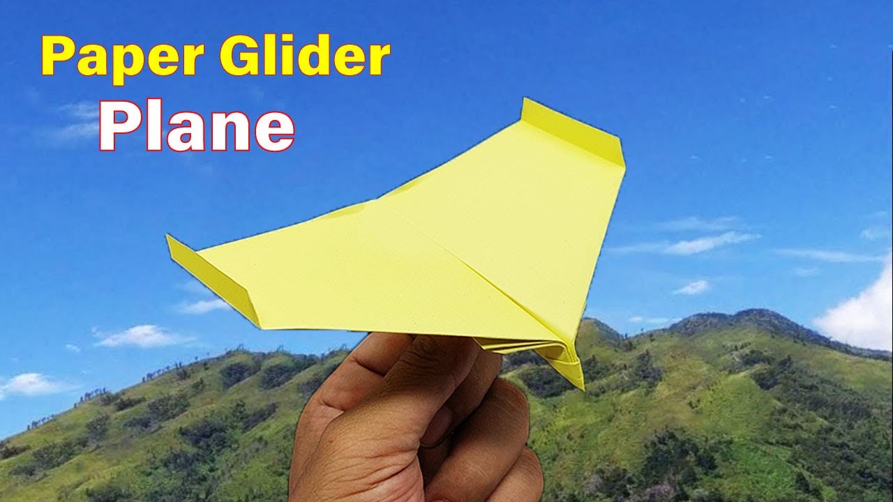 How to Make a Competition Winning Glider Paper Airplane - YouTube