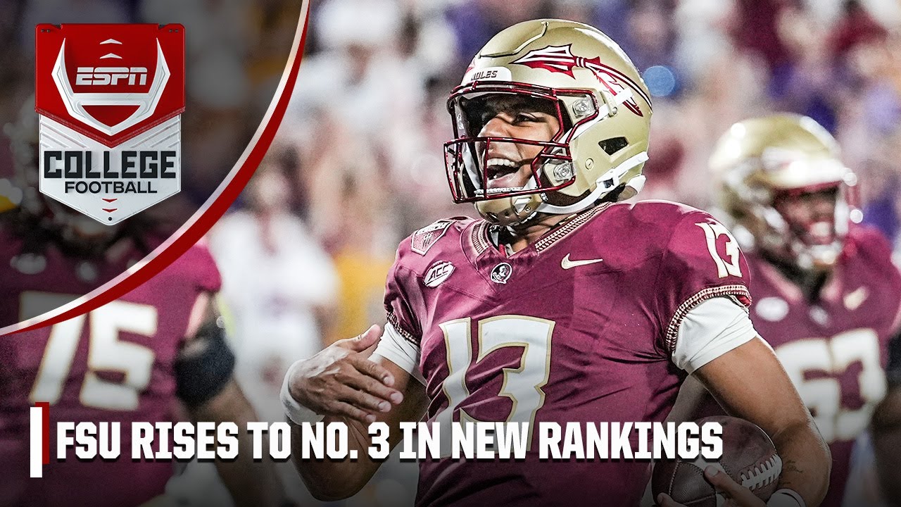 Florida State RISES to No. 3 ranking 💪 They're a confident bunch! - Sam ...