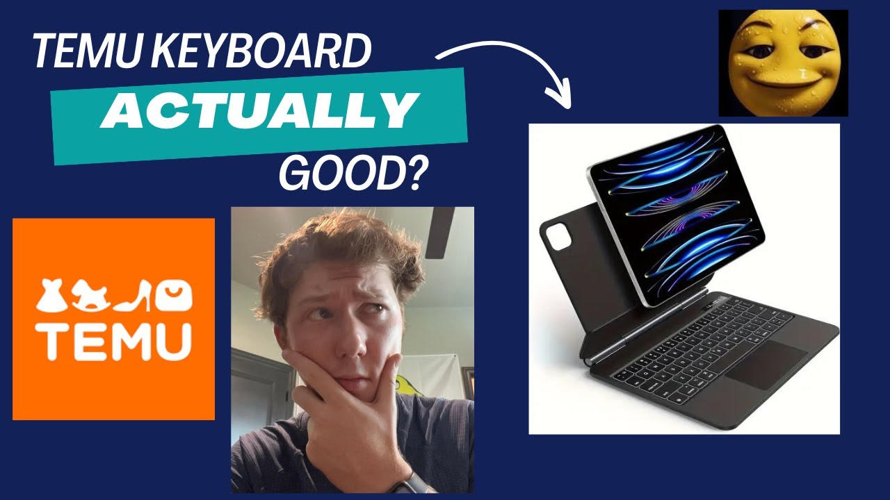 TEMU Ipad keyboard case review. 30$ and actually kinda good??? - YouTube