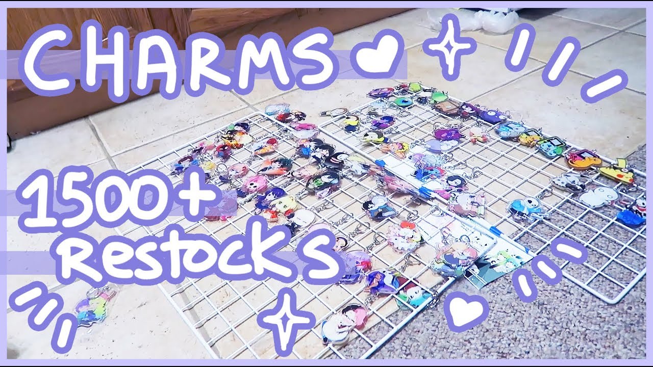 ALL THE CHARMS - studio vlog 28 - YouTube