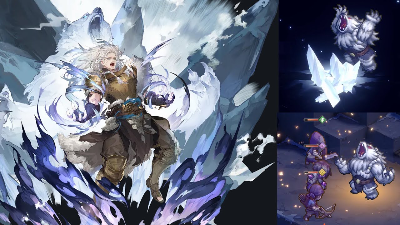 Giant Polar Bear. Dual Wielding Axes. Savage. the Undying Alexei. Sword ...