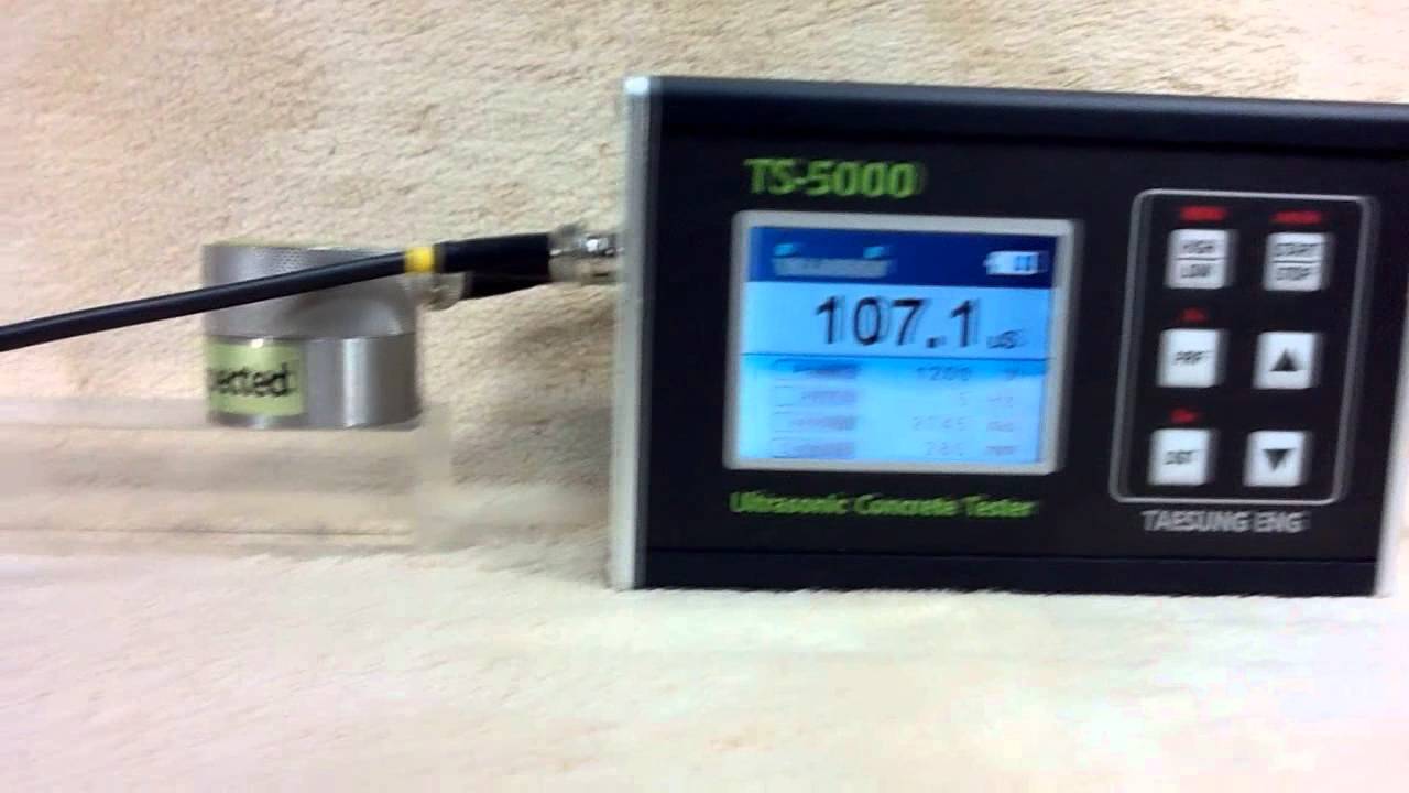 Ultrasonic Concrete Tester TS 5000 - YouTube
