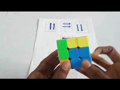 How to solve 3 by 3 Rubik's cube without any algorithm || how to solve 3 by 3 Rubik's cube ...